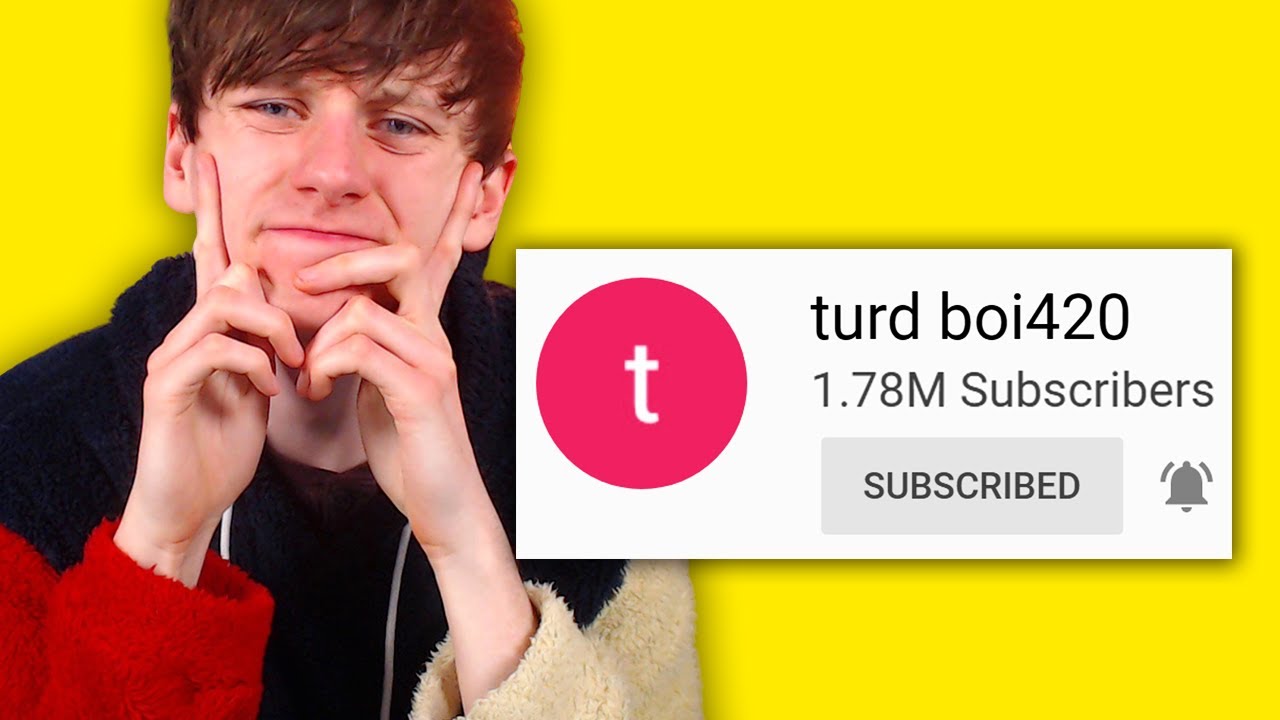turd boi420 is gaining more subscribers than JackSucksAtLife 😞 - YouTube