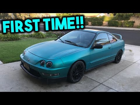 Turbo Integra Hits The Streets For The First Time!! - YouTube