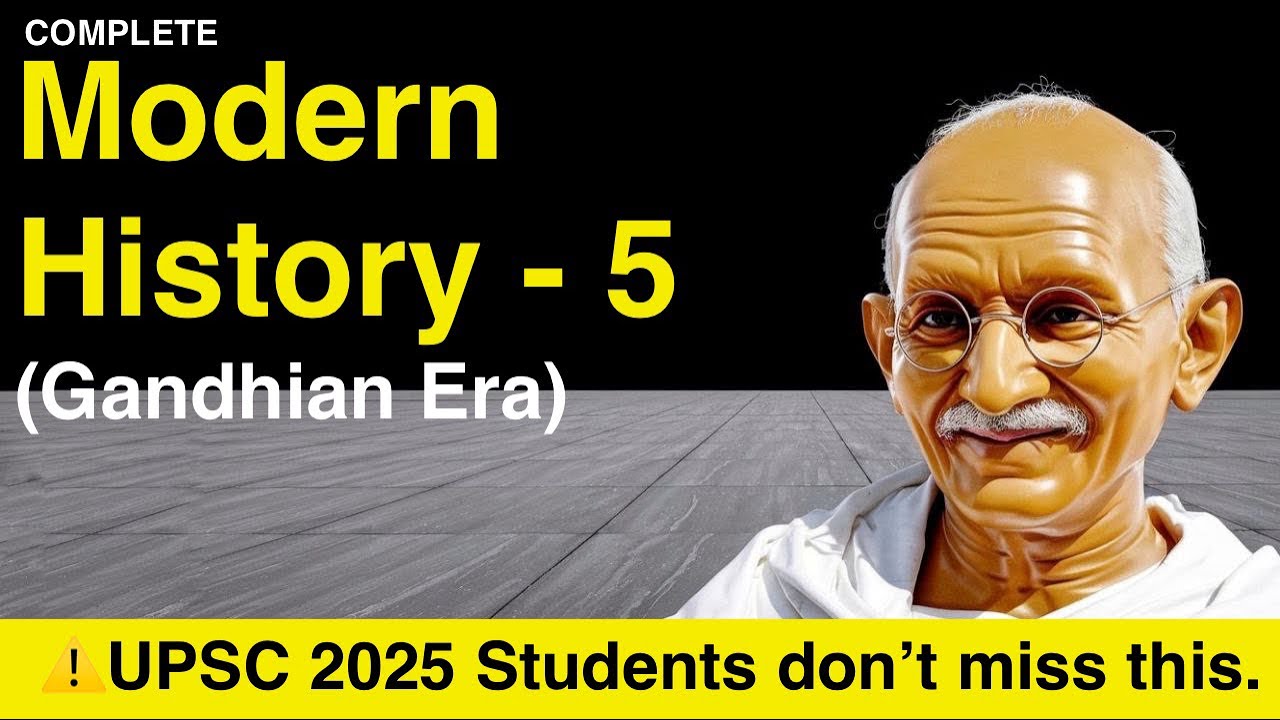 UPSC 2025: COMPLETE MODERN HISTORY 5 (+Handwritten Short Notes ️) - YouTube