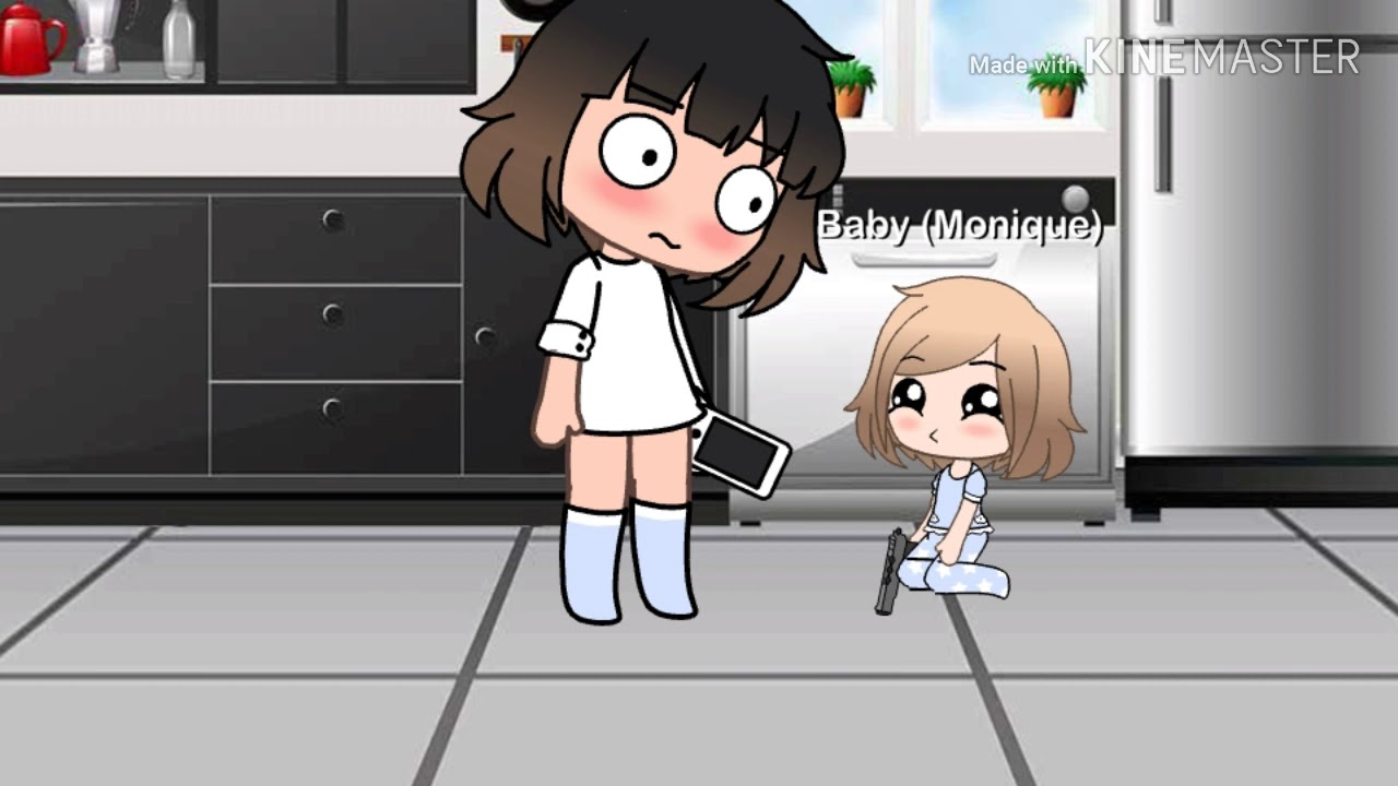 Baby With a Gun~{Gacha life Skit} - YouTube