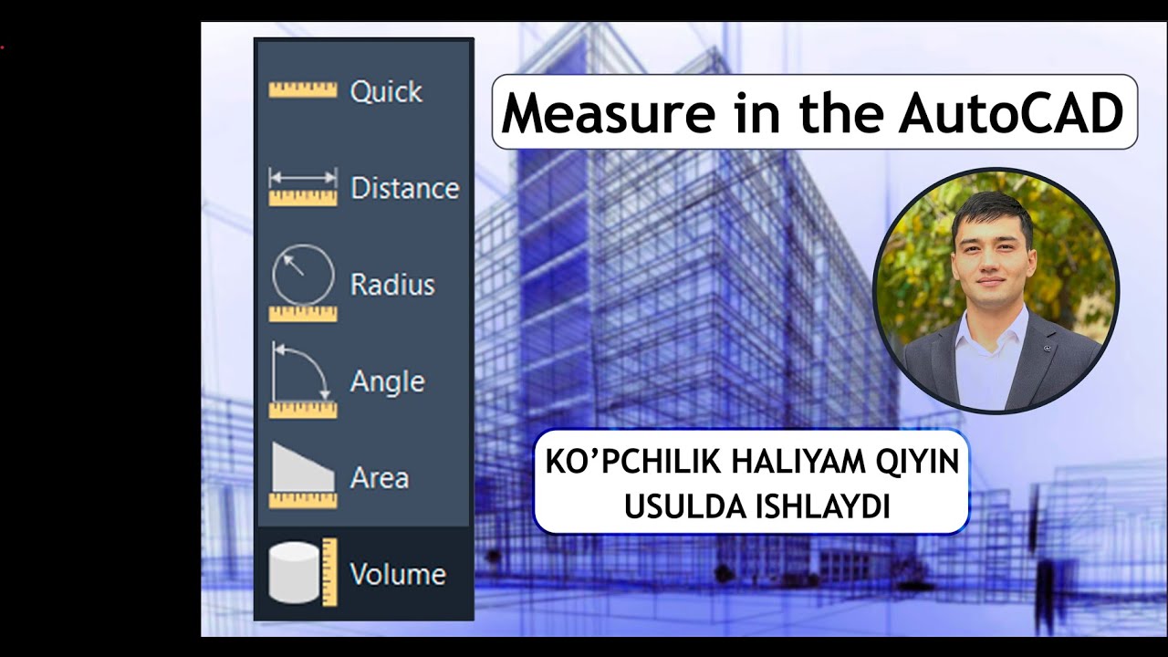 Measure tools: Quick, Distance, Radius, Angle, Area, Volume - YouTube