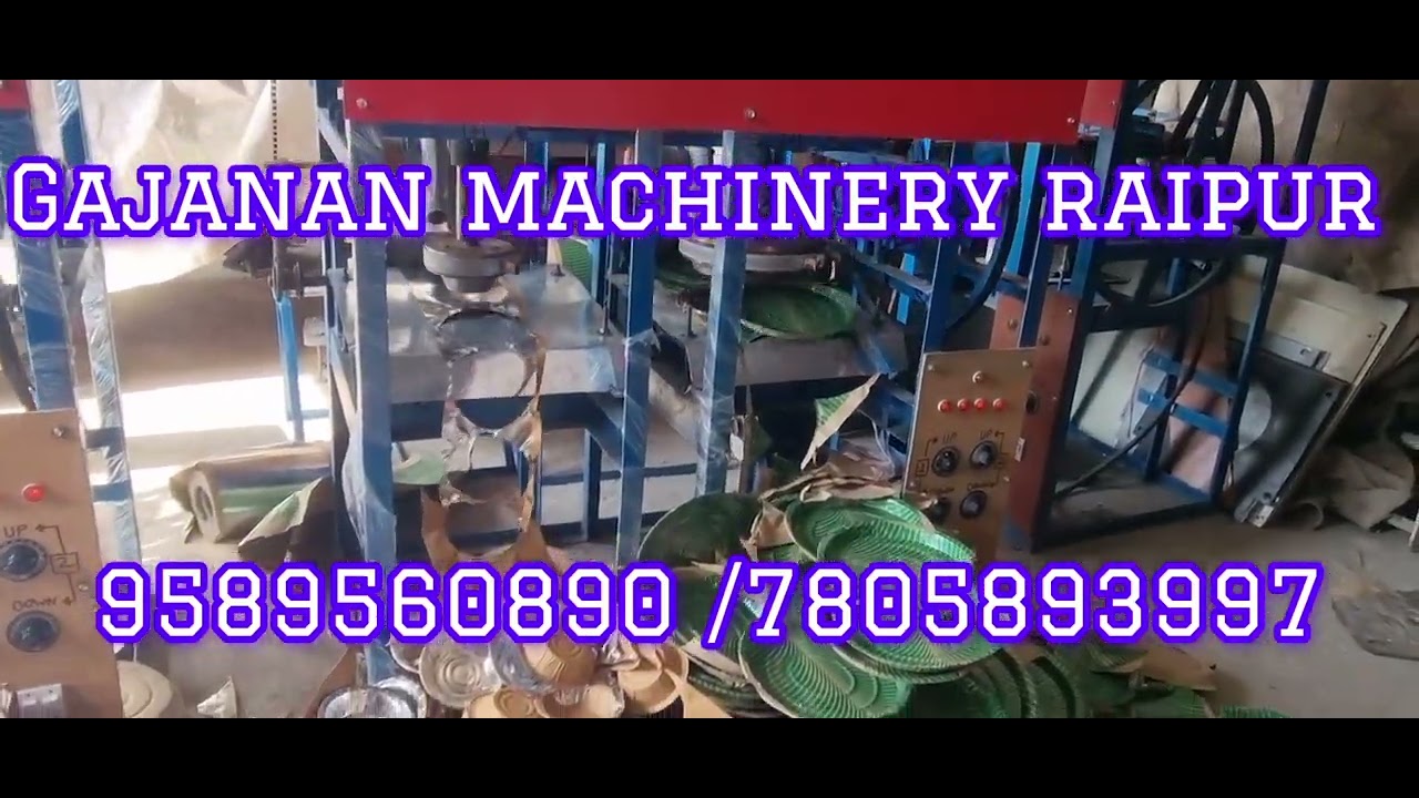 fully autometic dabal die machine Krenk Pully model 12inch thali ...