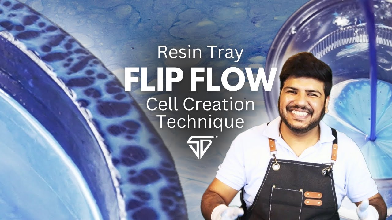 Create Stunning Resin Tray with the Flip Flow Technique | Step-by-Step ...