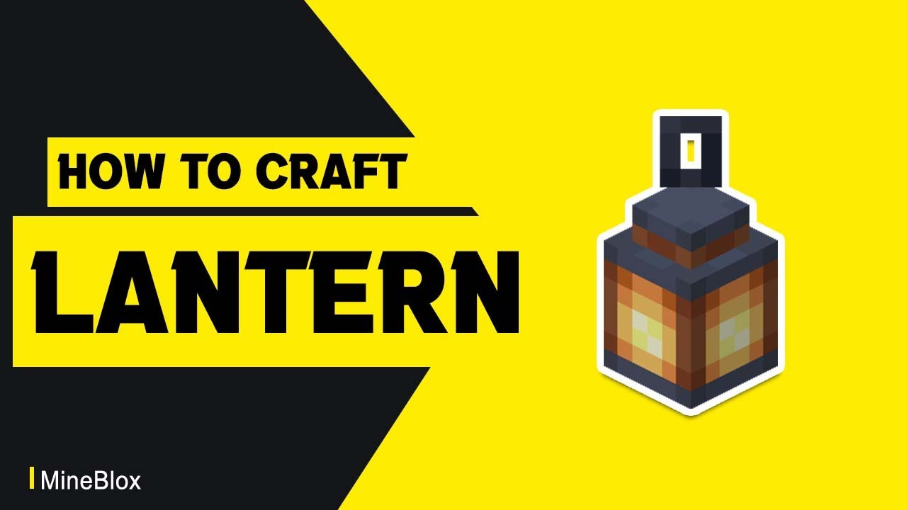 How to Craft a Lantern - YouTube