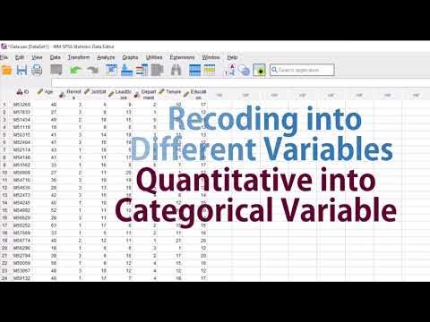 SPSS - Recoding Age into Categories and Creating Frequency Charts - Recoding into different ...