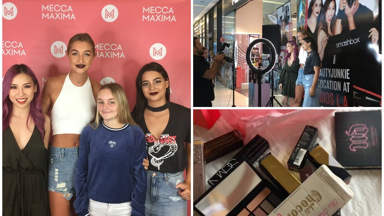 MEETING SAMMY ROBINSON, BELLA FIORI & TINA YONG + MINI MECCA HAUL - YouTube