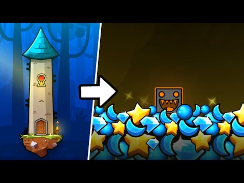 How to get the SECRET ENDING in The Tower (Geometry Dash 2.2) [April Fools]