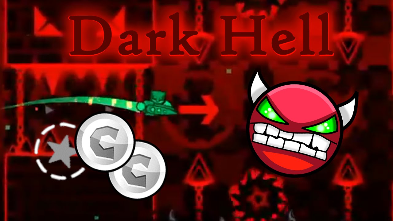 Geometry Dash | Demon Level - Dark Hell - YouTube