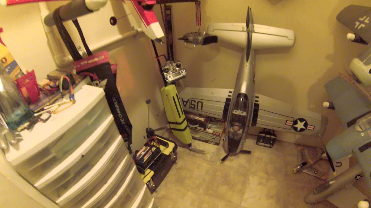 RC plane storage - YouTube