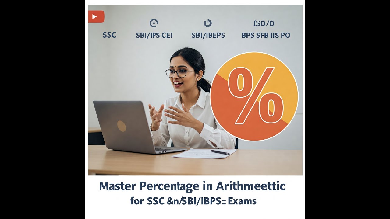 Percentage, short tricks in arithmetic. For SSC and other competitive ...