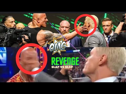 REVENGE!!! THE ROCK SLAPS CODY, CODY SLAPS THE ROCK.. (FULL STORY ...