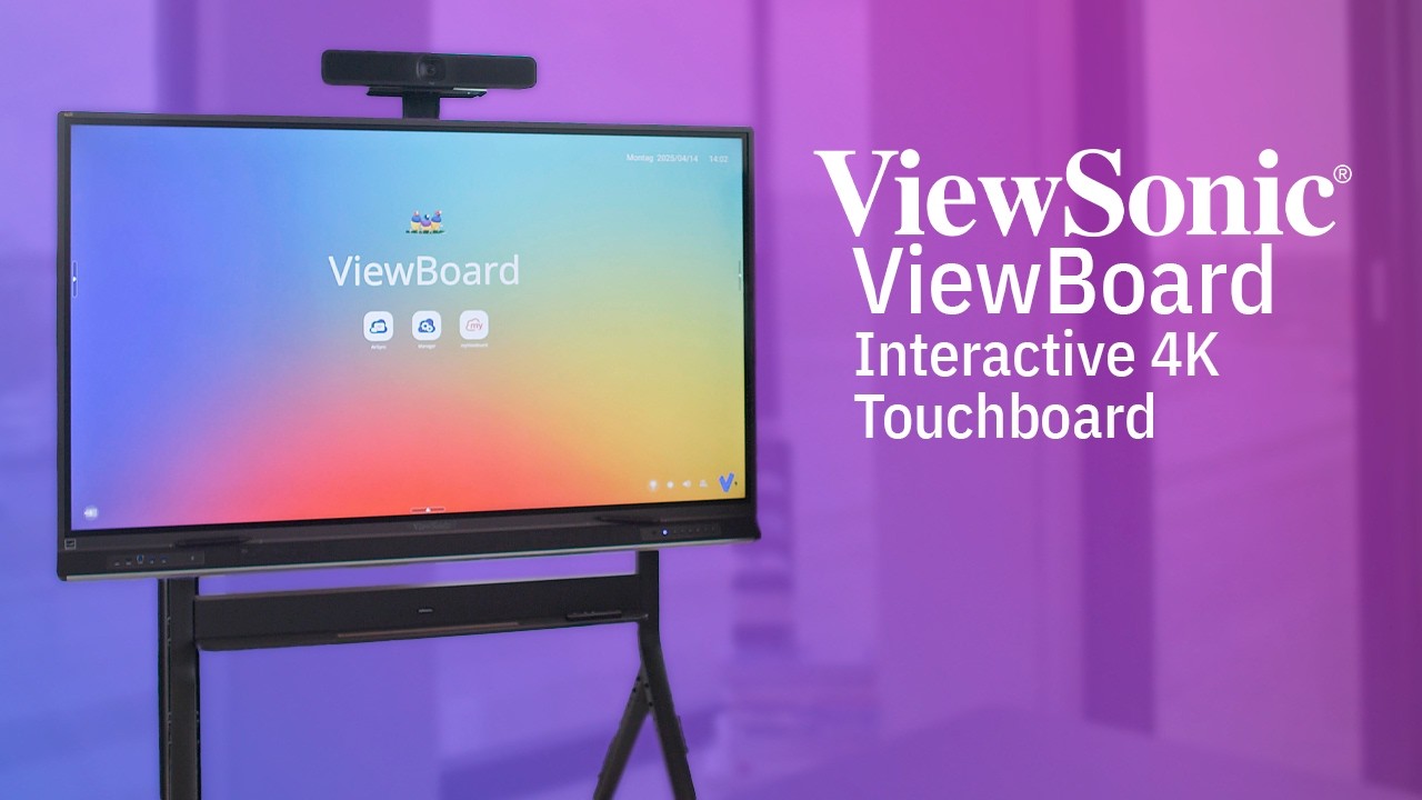Unlimited collaboration - ViewSonic ViewBoard 4K Touchdisplay - YouTube