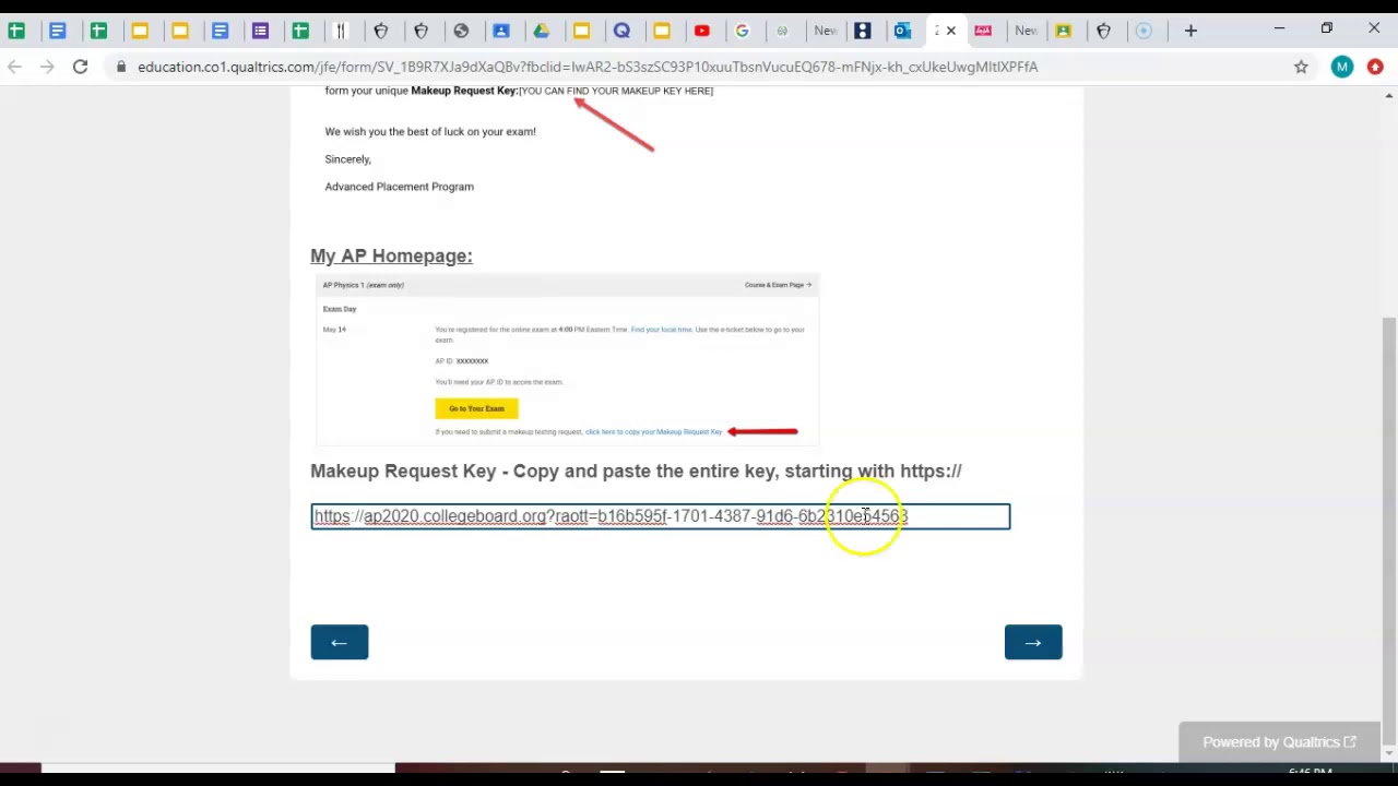 How to Sumbit a Make Exam Request for your AP Test - YouTube