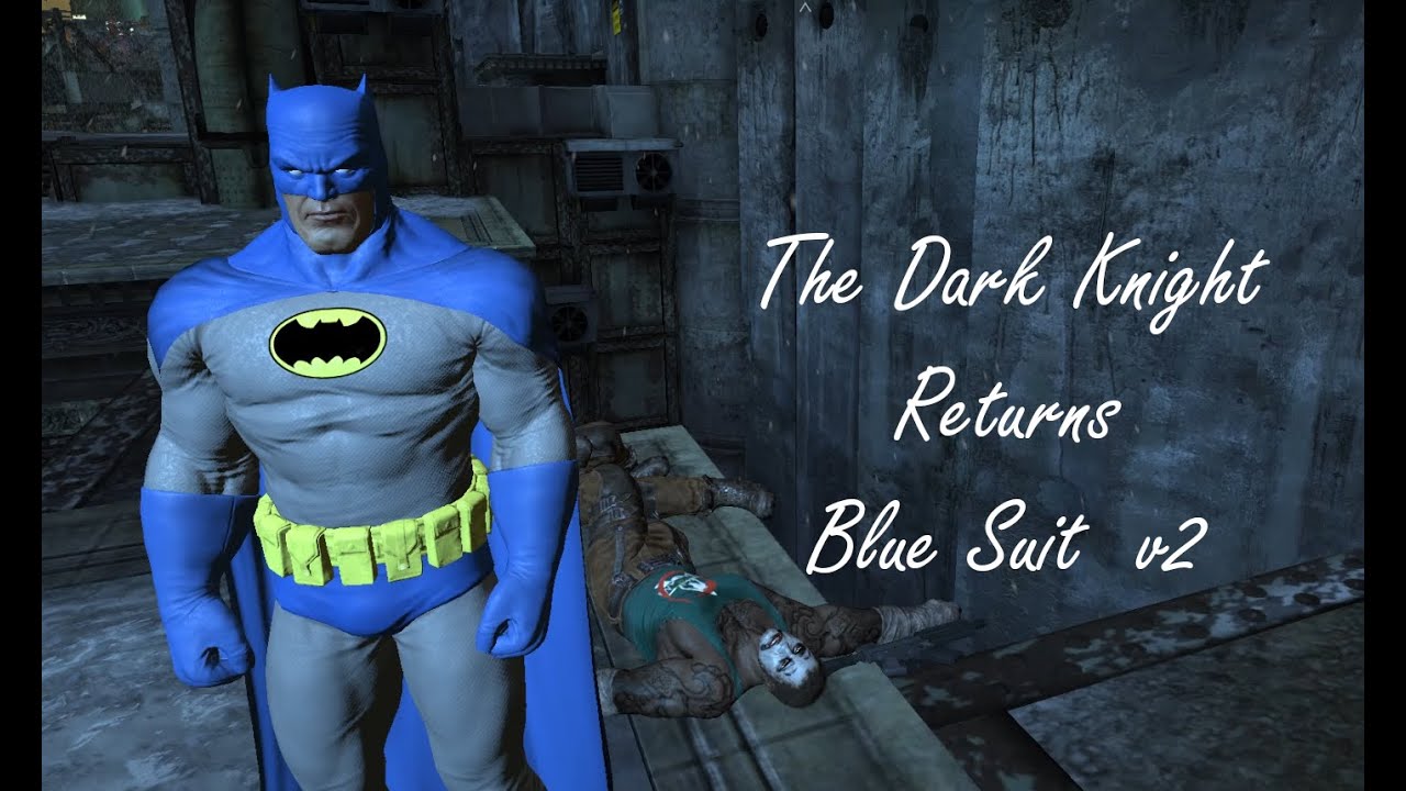 The Dark Knight Returns Blue Suit - YouTube