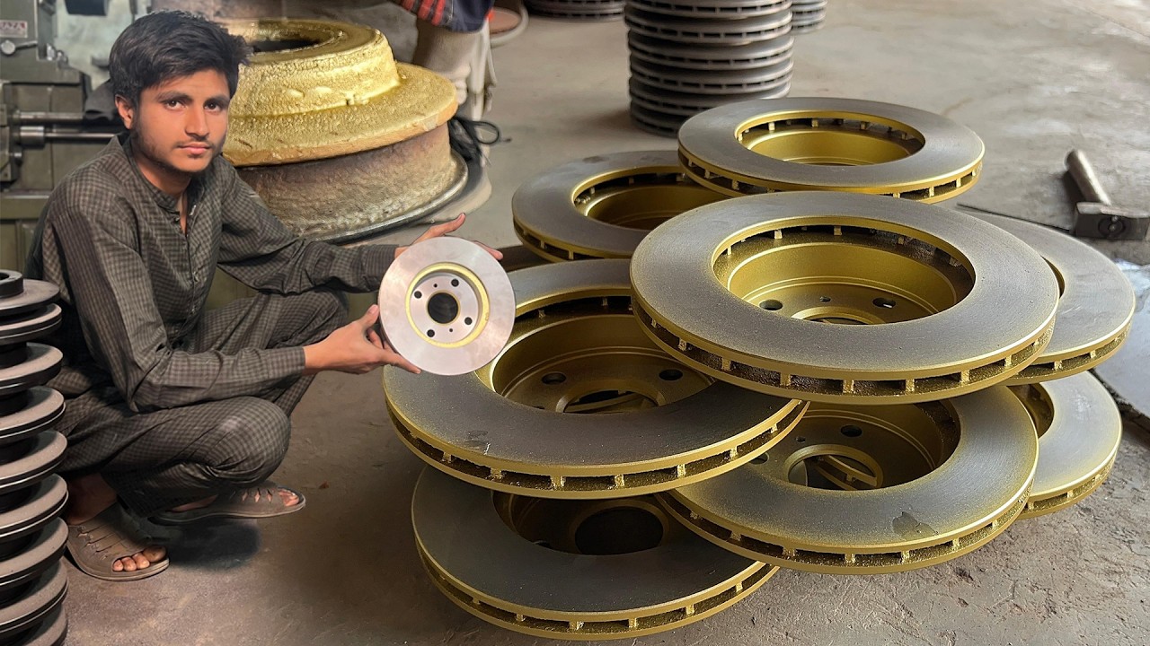 Inside FACTORY, The CAR Disc Brake Plate Manufacturing Process | Full ...