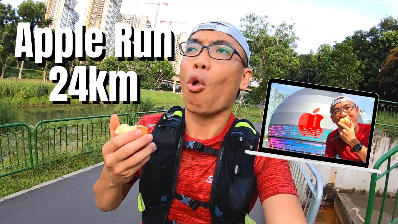 Run To APPLE While Eating APPLE // Run to World's First Ever Floating ...
