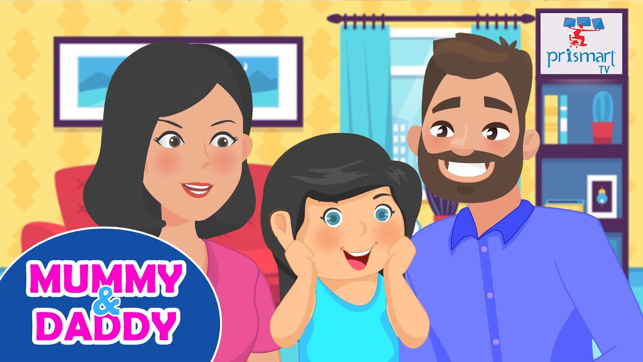 Mummy & Daddy | English Nursery Rhymes| Kids Songs| 2D Rhymes for Kids ...