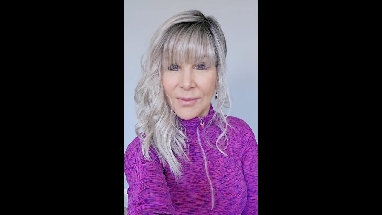 Wigs with Bangs- Belletress Caliente 16 in Chrome with Bangs - YouTube