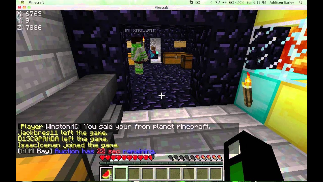 Minecraft Auction Scam - YouTube