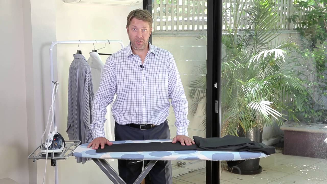 Howards Pressing Pants with Andrew - YouTube