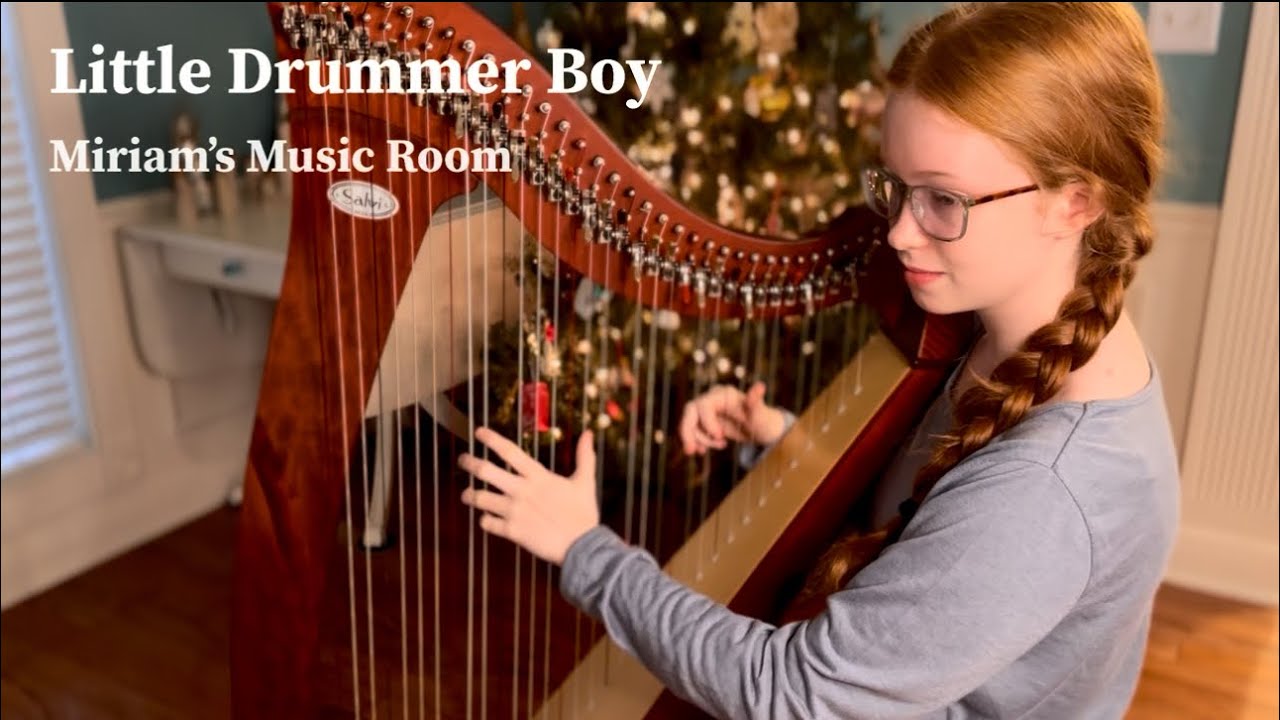 The Little Drummer Boy (harp) - YouTube
