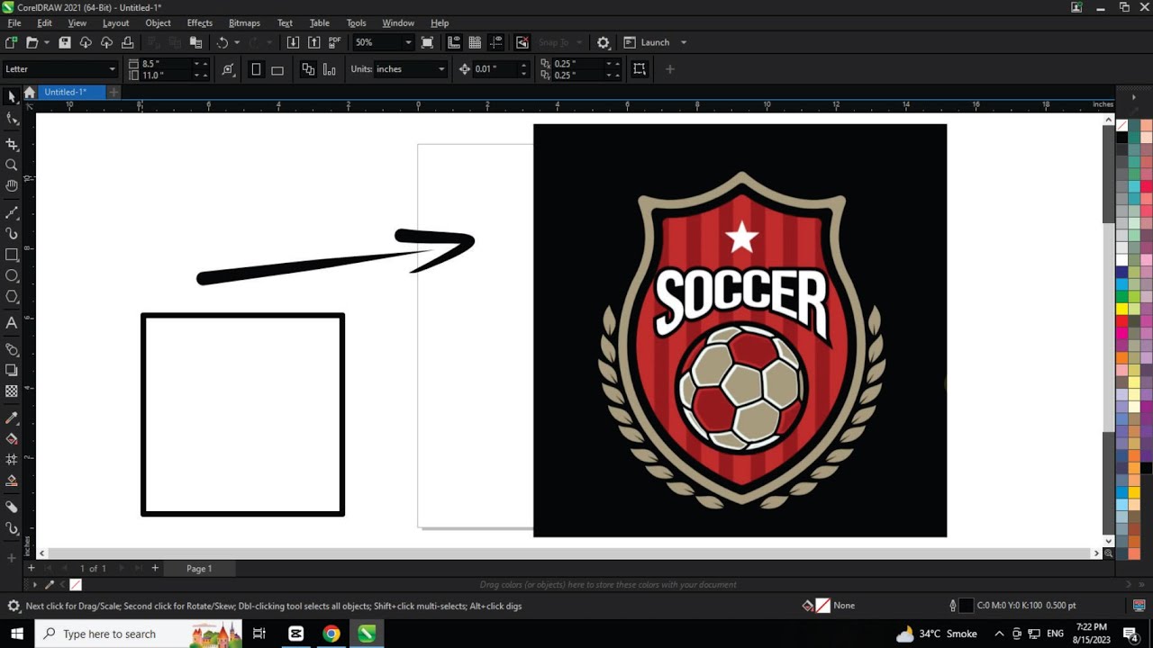 How To Create A Unique Team Logo Design Using Corel Draw