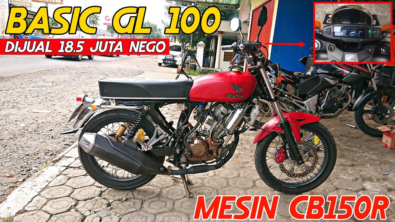 BASIC GL MESIN CB150R BUDGET CUMA 15 JUTAAN! REVIEW MODIFIKASI - YouTube