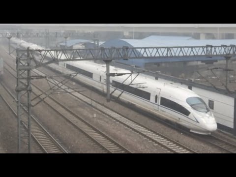 [CRH030]CRH380BL/CRH3C Trains 滬寧・滬杭高速鉄道CRH3・CRH380B@Shanghai 上海中潭路 - YouTube
