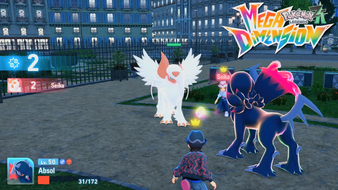 Legends Z-A Mega Dimension: Absol Vs Absol Z & Alpha Mega - Both are ...