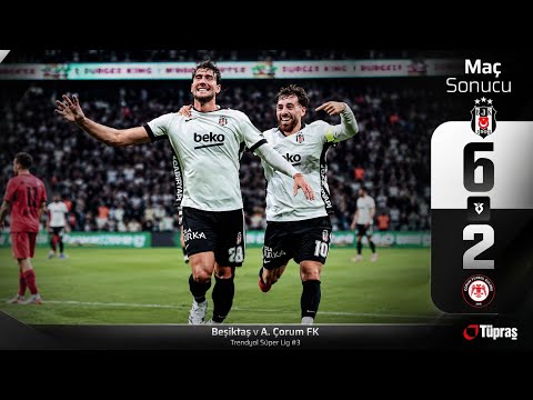 Besiktas Vs Corum 6-2 | Match Highlights | Vlahovic Hat Trick |