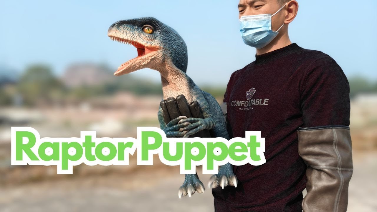 [Handmade] Raptor Puppet | Realistic Dino Puppet - YouTube