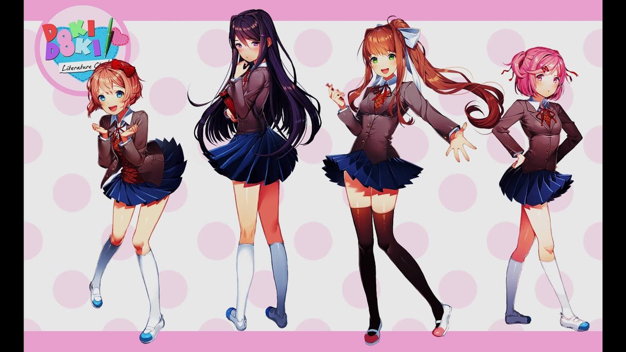 DDLC Playthrough// PART 1// (DOGS BARKING REAL!!!) - YouTube