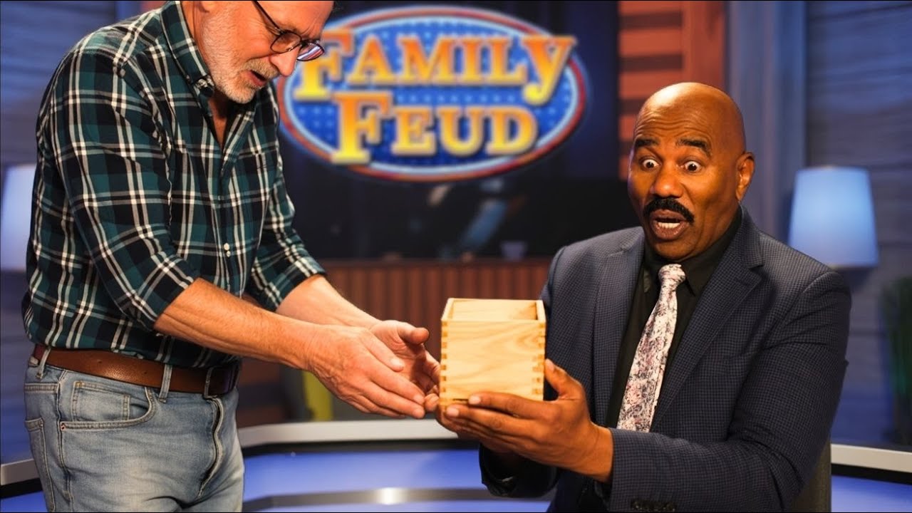 Steve Harvey STOPS Family Feud When Farmer's Gift Left Him Speechless ...