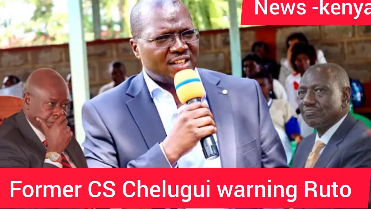 Former CS Chelugui warns President Ruto against removing Gachagua as DP ...