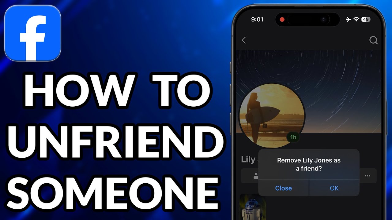How To Unfriend On Facebook - YouTube