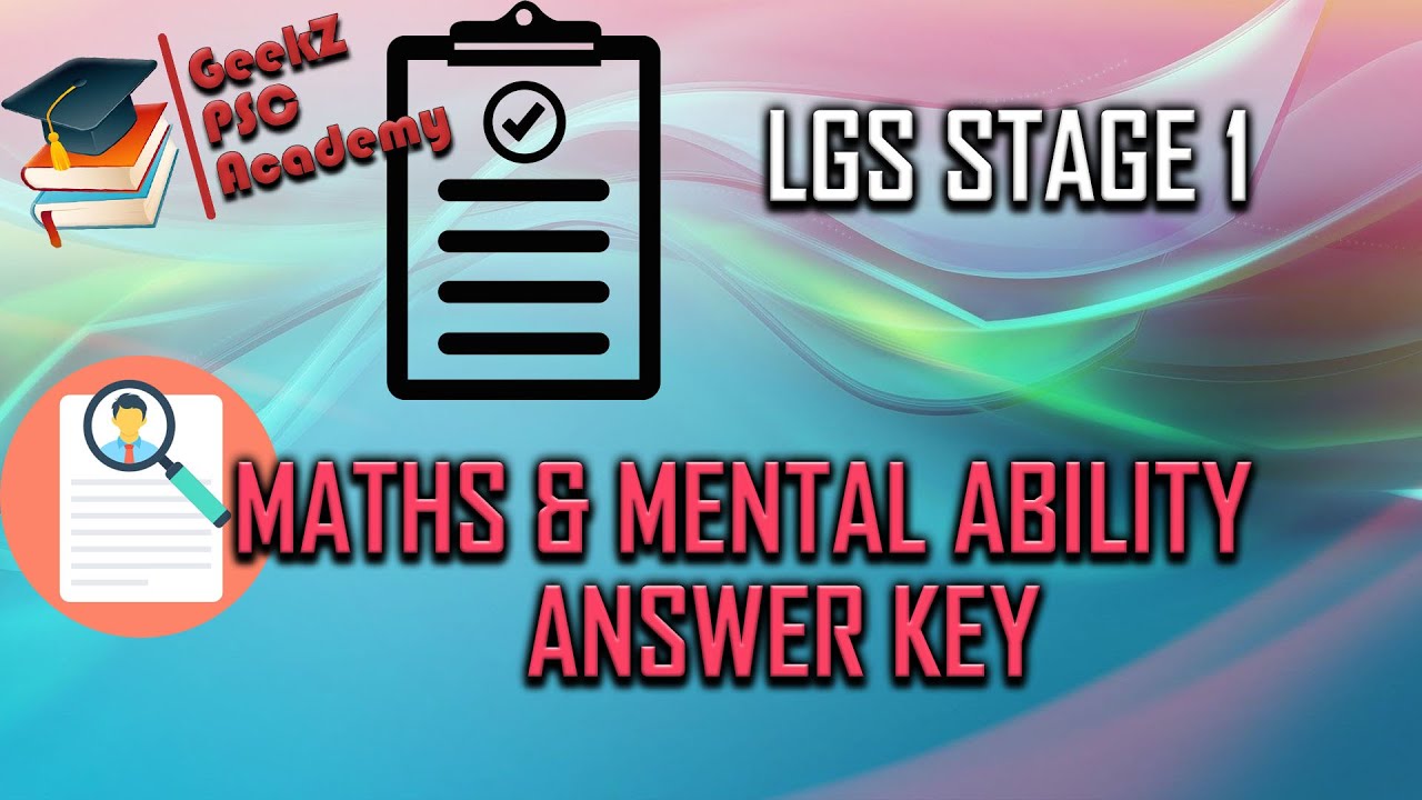 LGS Stage 1 Exam Analysis | Maths and Mental Ability | ഇന്നത്തെ ...