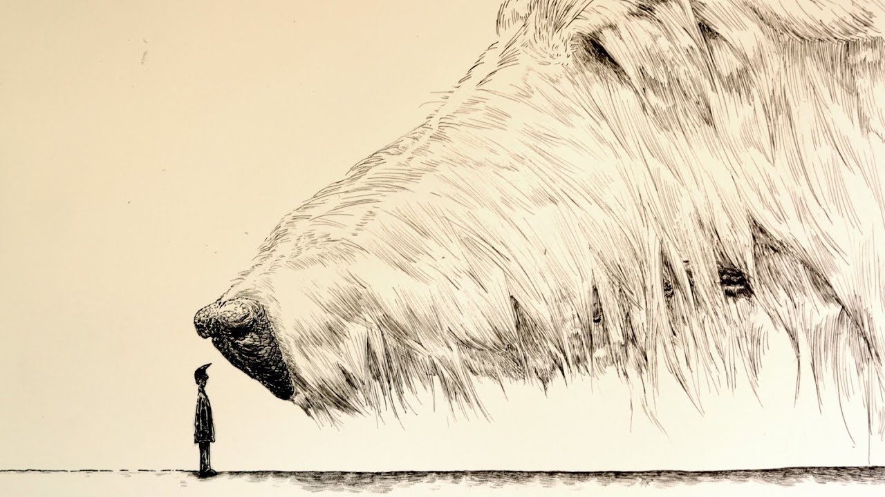 Canine Encounter! | INK DRAWING - YouTube