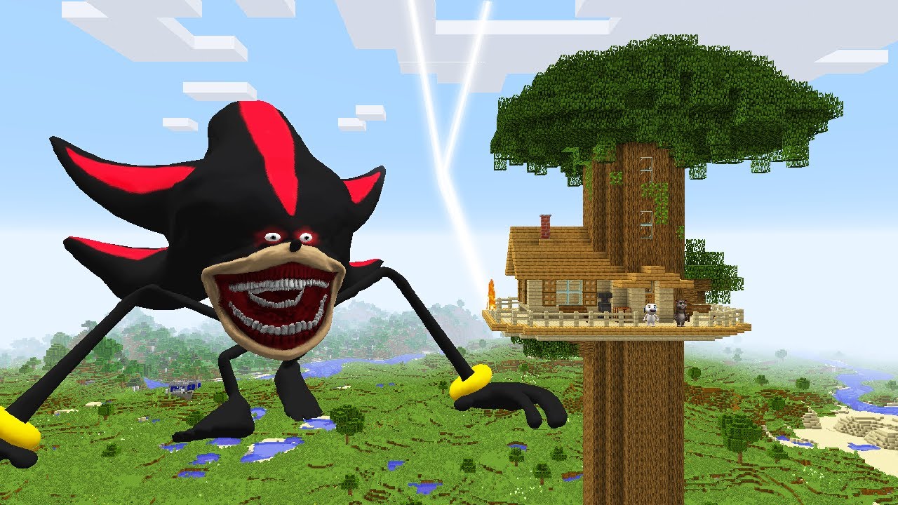 SURVIVING FROM SHIN SHADOW TAPES in Minecraft Part 4 - Gameplay ...