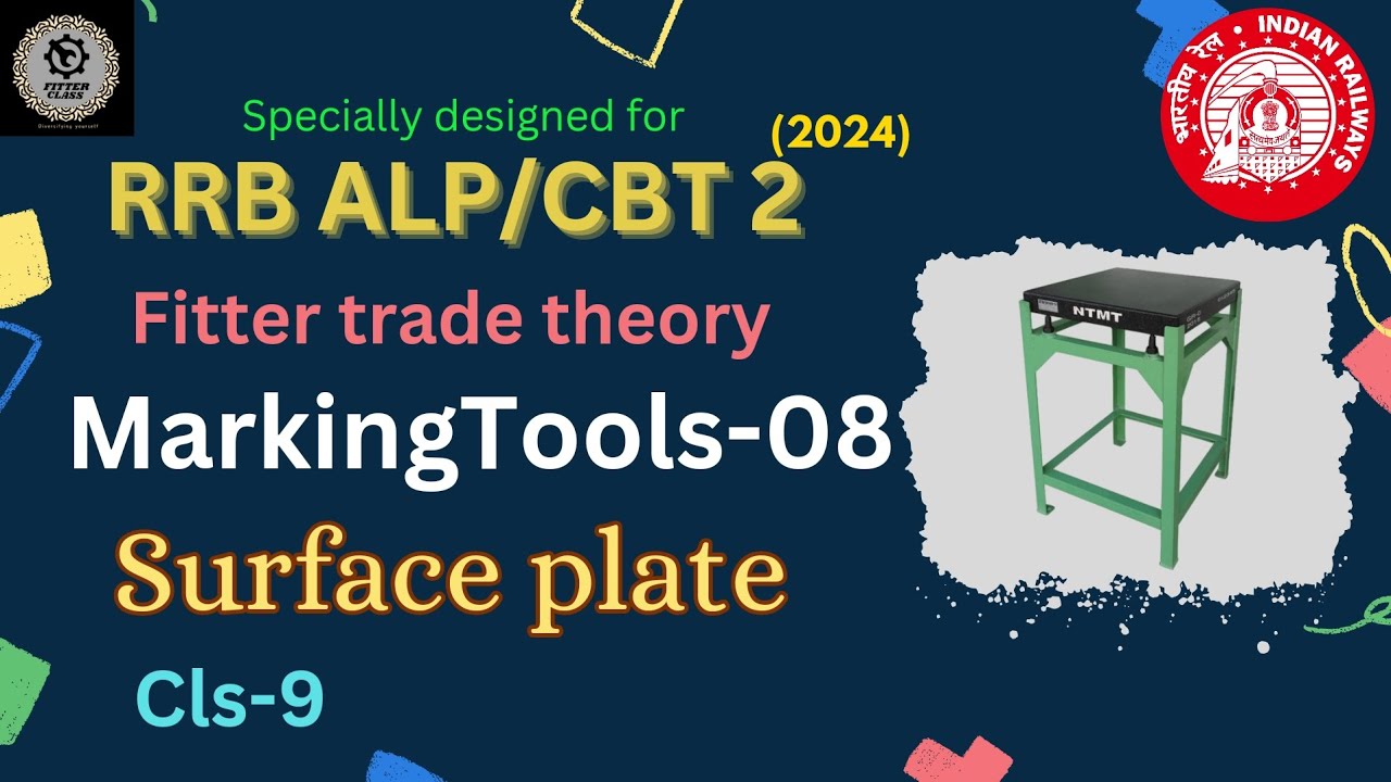 09 | Surface Plates | Marking Tools | Fitter Trade Theory For Rrb Alp ...