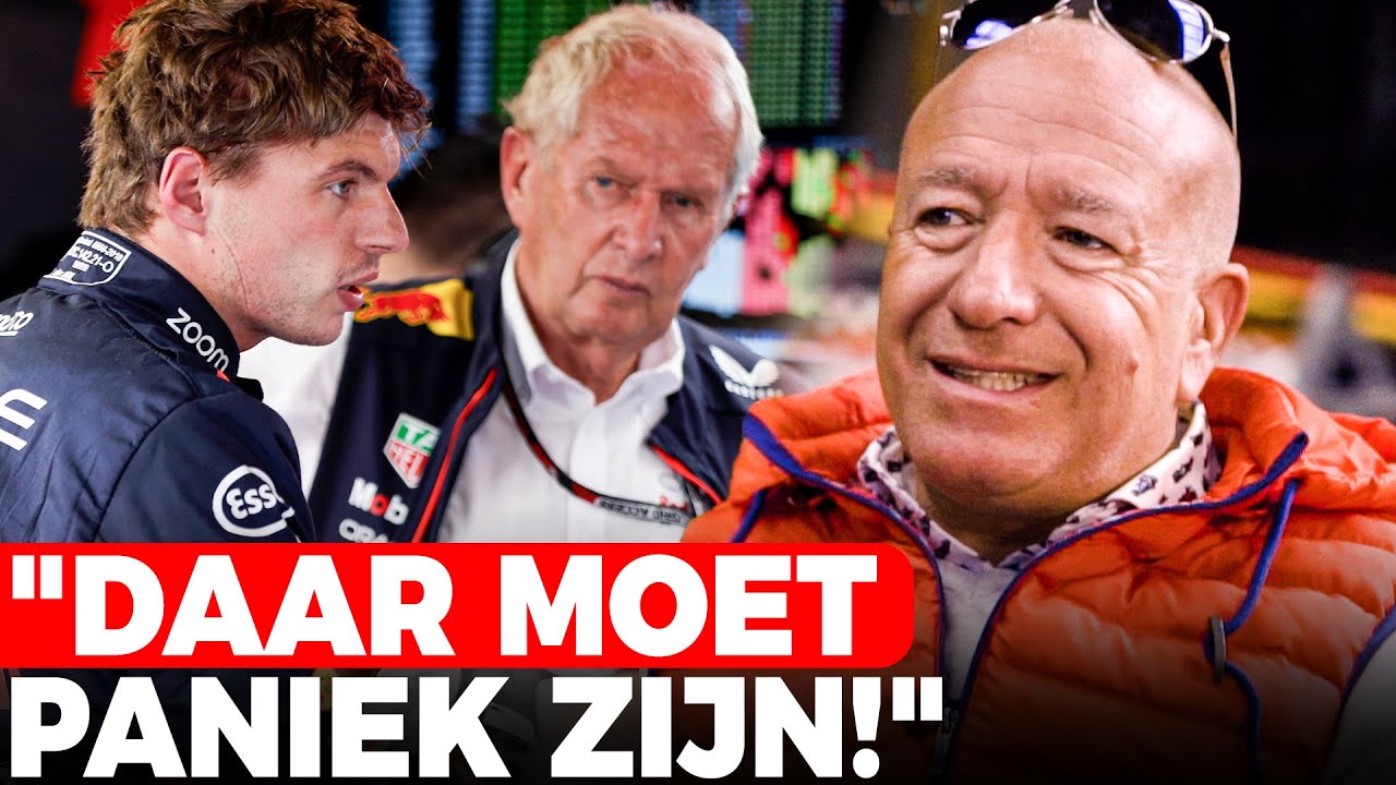 Coronel voorspelt drama voor Verstappen en Red Bull: ''Daar móet paniek ...
