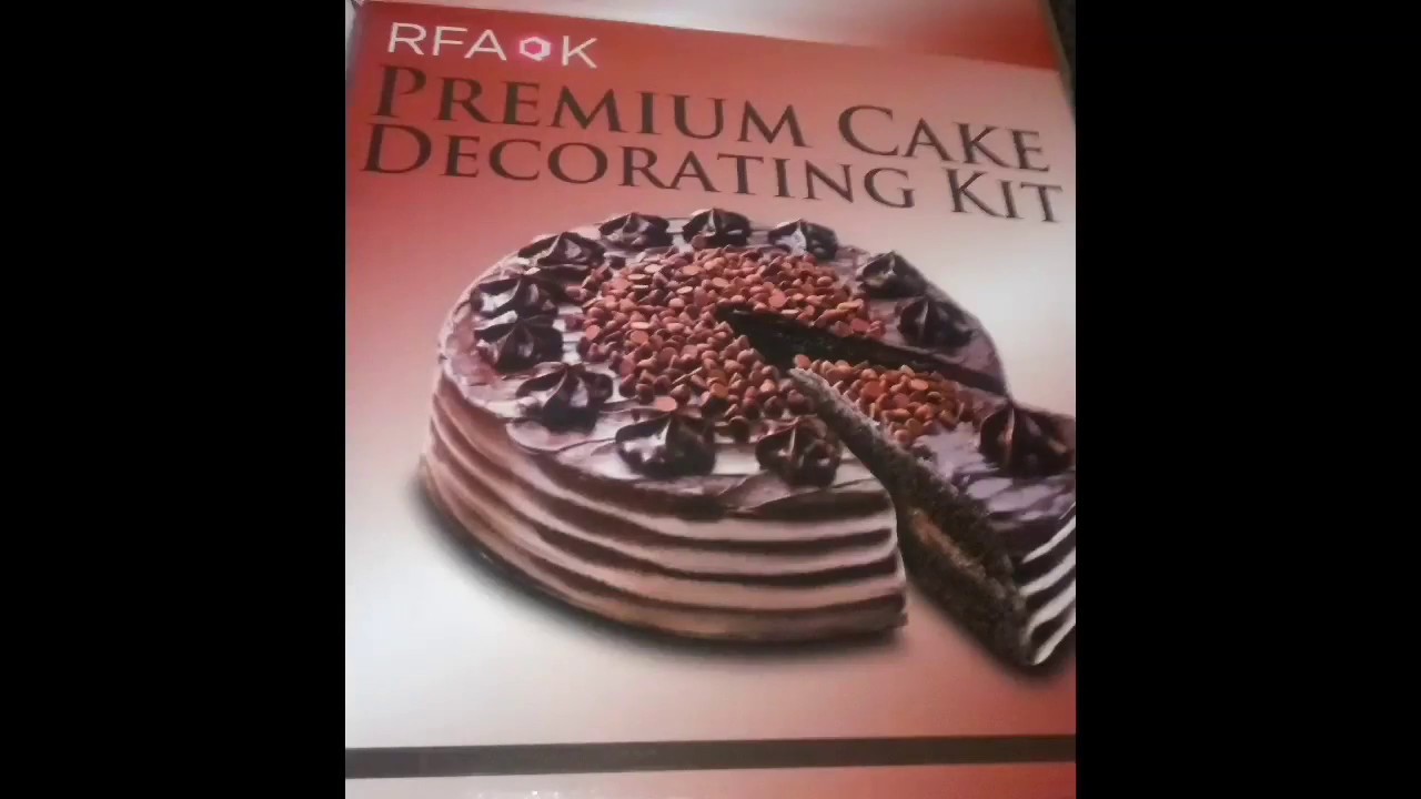 64 Piece Cake Decorating Kit (Unboxing) - YouTube