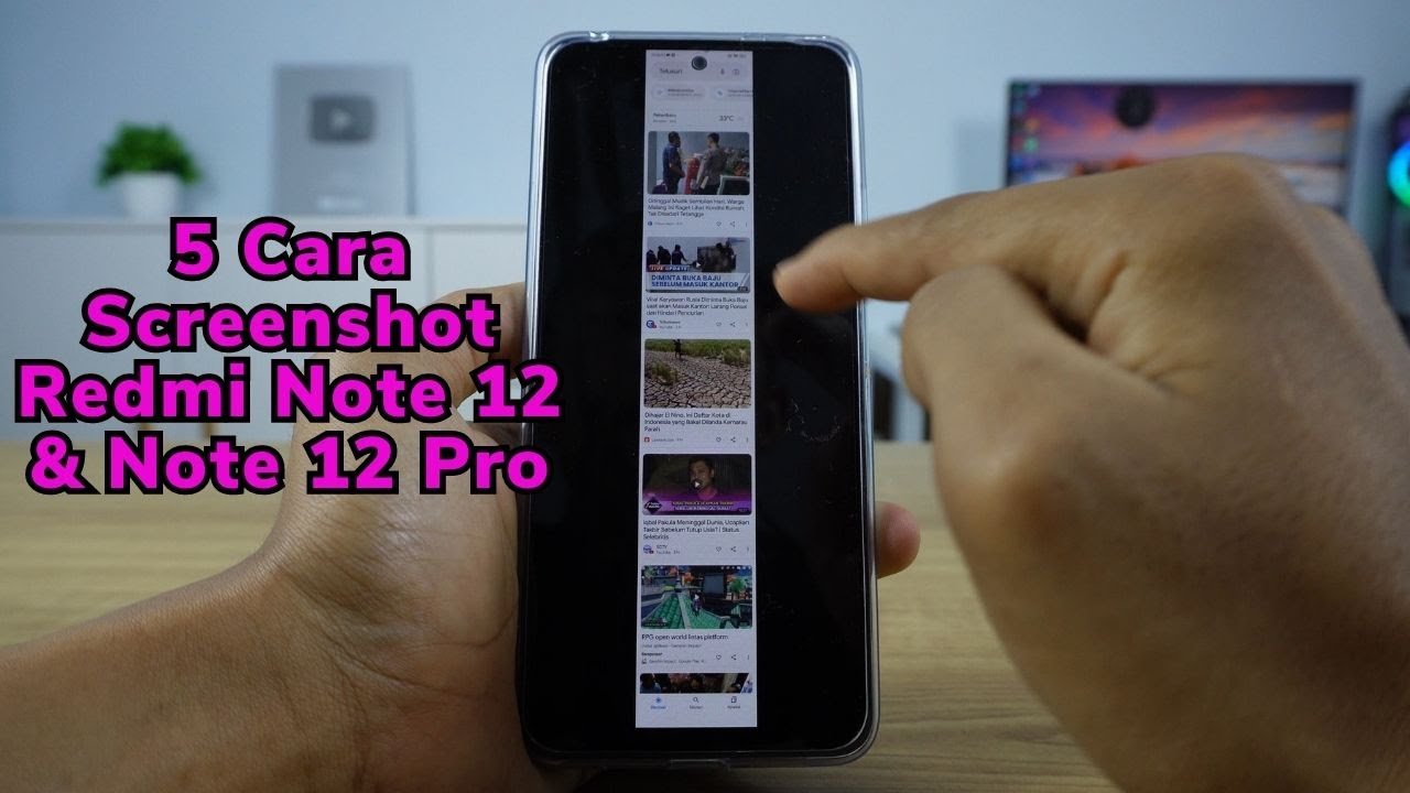 Cara Screenshot Di HP Redmi Note 12 & Note 12 Pro - YouTube