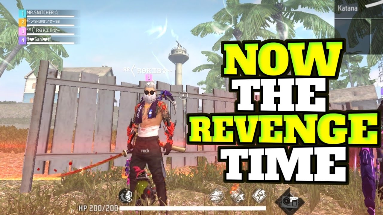 NOW THE REVENGE TIME FREE FIRE || GARENA FREE FIRE IS THE BEST GAME OF ...