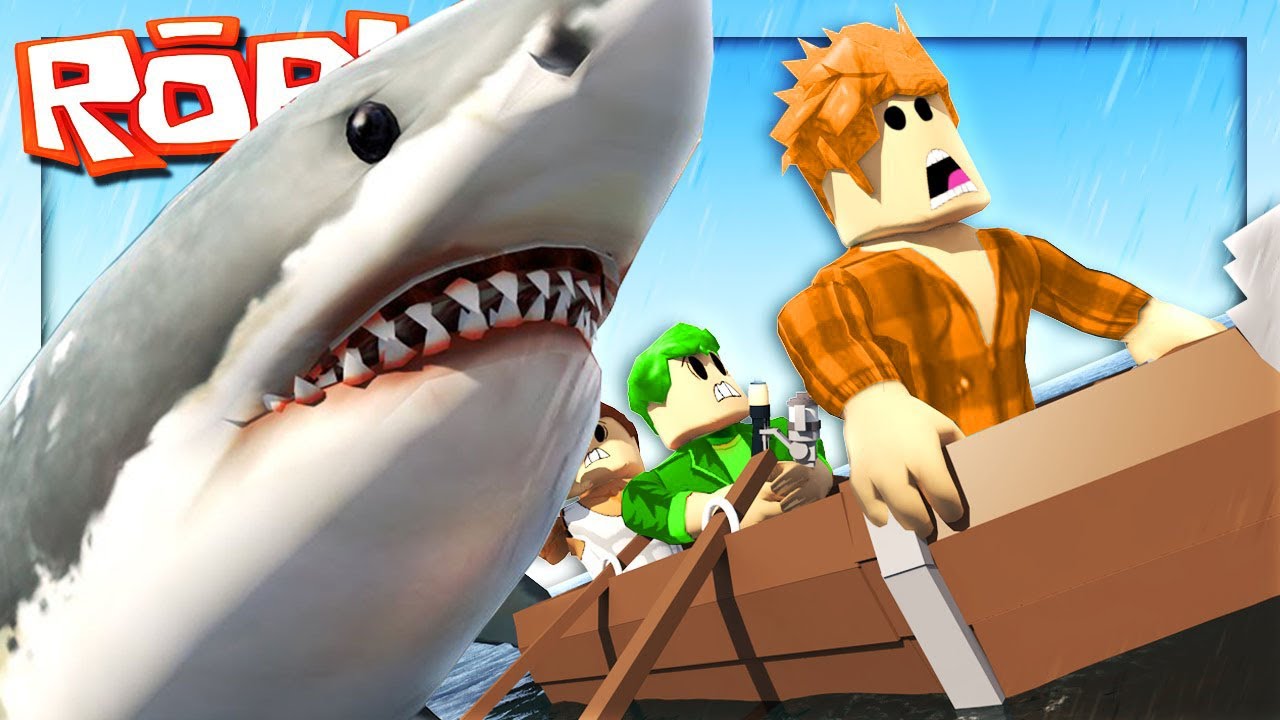 O TUBARAO GIGANTE QUEBROU TUDO - Roblox - YouTube