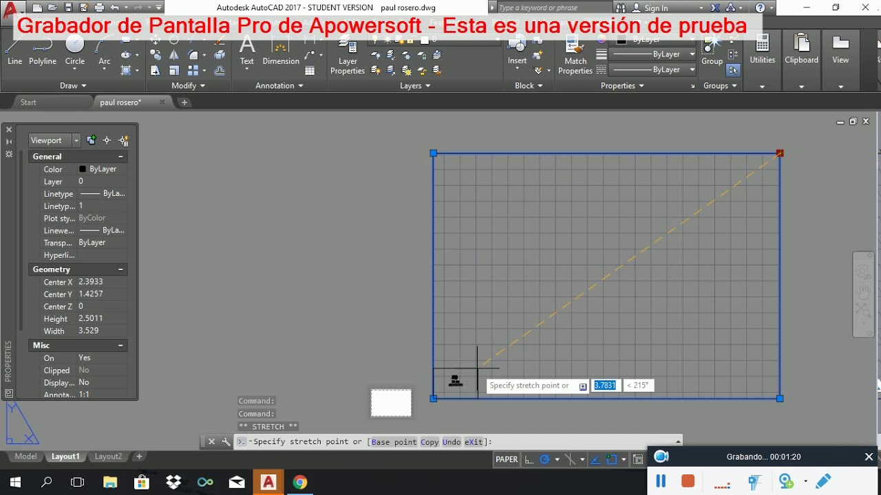COMO CONFIGURAR LAYOUT EN A3 PARA IMPRIMIR (AUTOCAD 2017) - YouTube