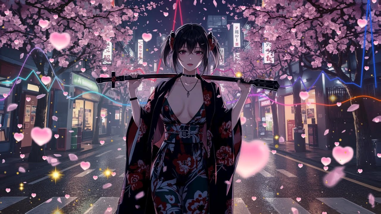 Urban Sakura Flow ♫ R&B ♫ Rap ♫ HipHop ♫ 1 Hour Shamisen Music 2025 ...