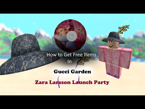 How to Get Free Items in Gucci and Zara Larsson Events | Roblox