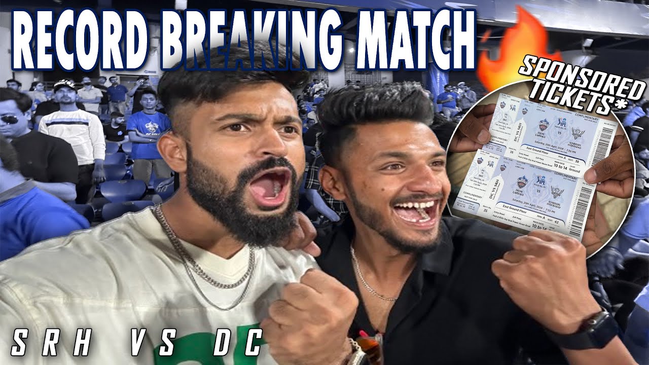 Watching The RECORD BREAKING Match with @Umang_Sethi😍||We got sponsored ...