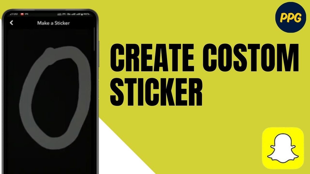 How to Create Custom Sticker on Snapchat ? - YouTube
