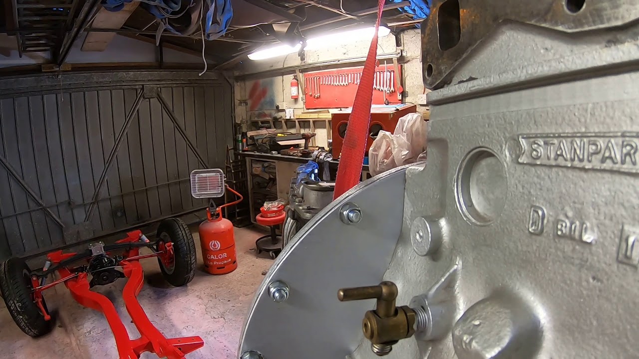 Triumph Spitfire Engine Install - YouTube
